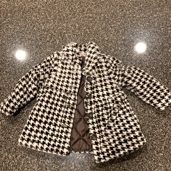 Nannette | Jackets & Coats | Nannette Girl Houndstooth Brown 3t | Poshmark